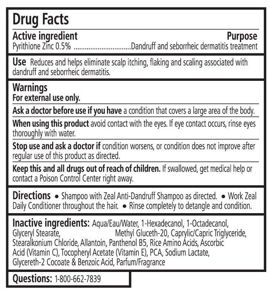 ZEAL Anti-Dandruff Shampoo – DermOrganic